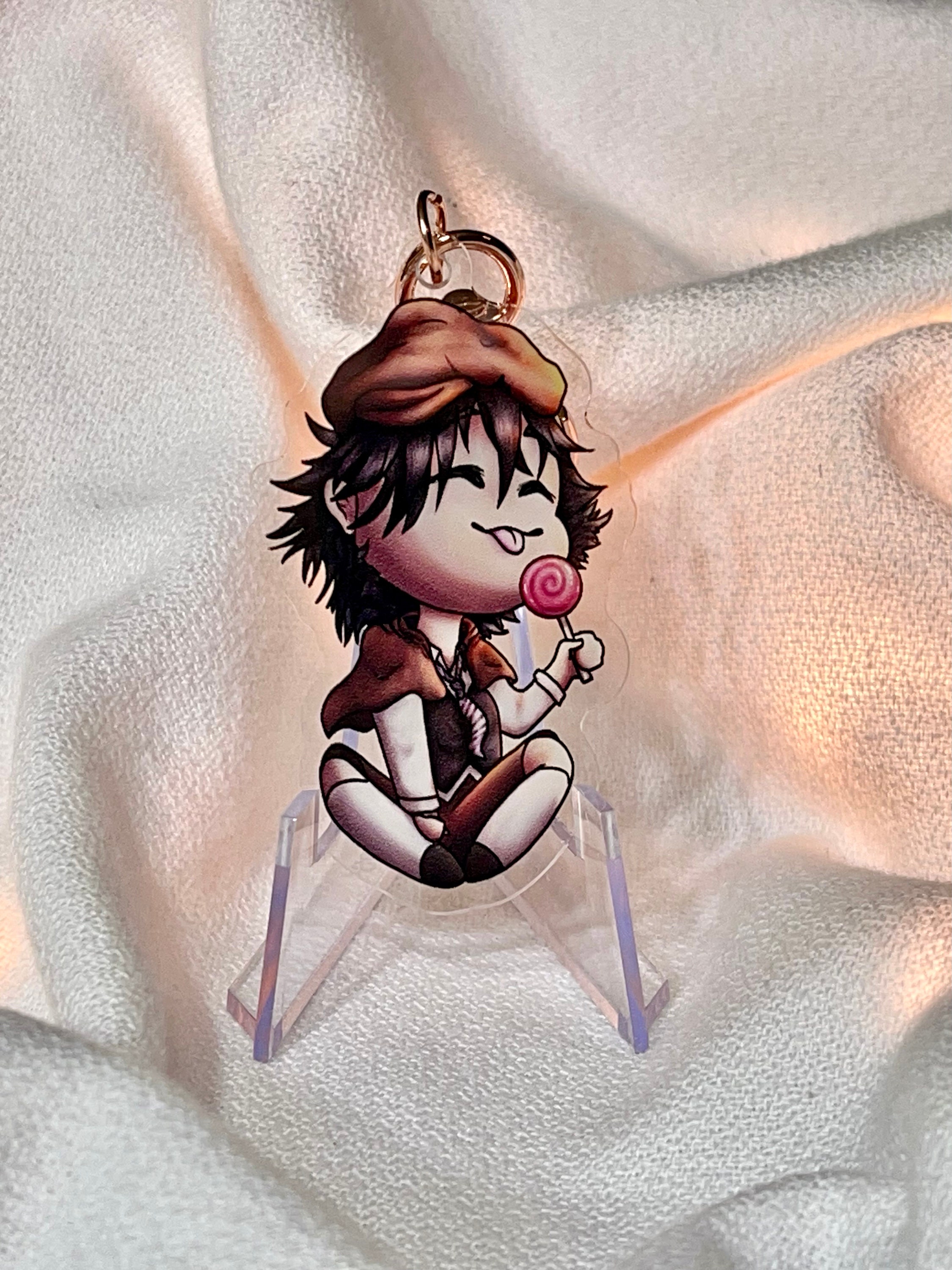 BSD Bungou Stray Dogs Acrylic Keychains Chibi Ranpo, Poe - Etsy