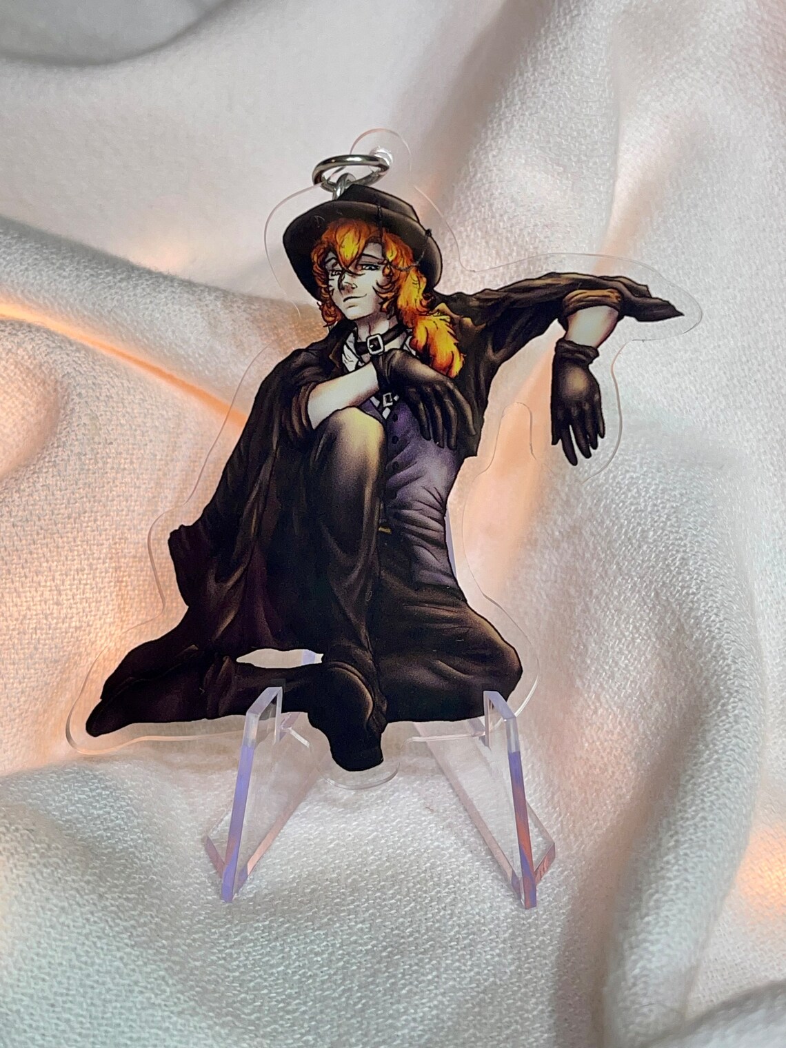BSD Bungou Stray Dogs Acrylic Keychains- Dazai and Chuuya - Etsy