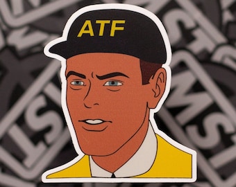 ATF Agent Peeker Vinyl Sticker Meme Decal Tactical - Etsy