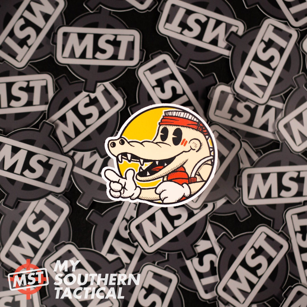 Tactical Gator Vinyl Sticker Meme Decal Tactical Stickers - Etsy UK