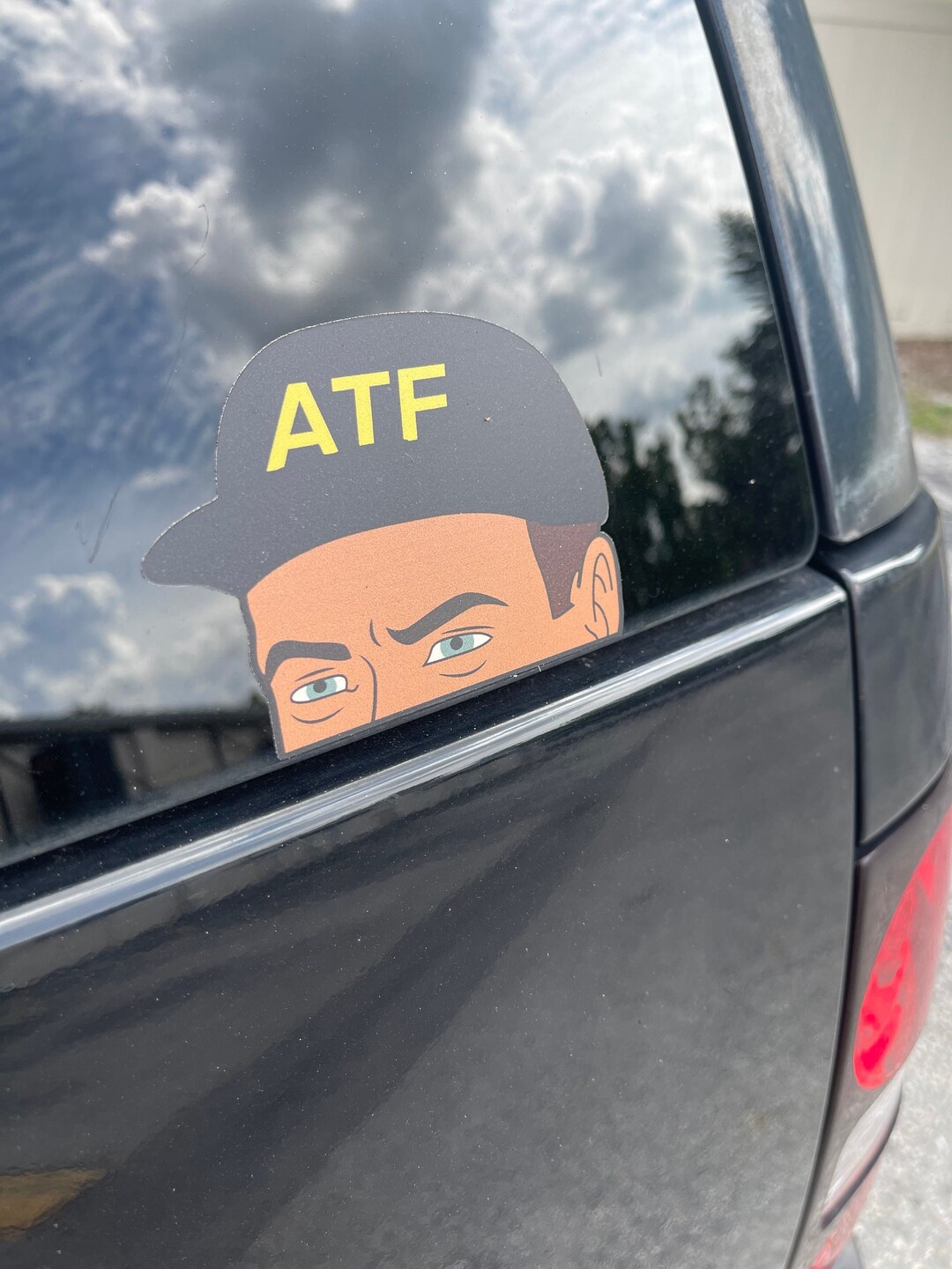 ATF Agent Peeker Vinyl Sticker Meme Decal Tactical Stickers - Etsy