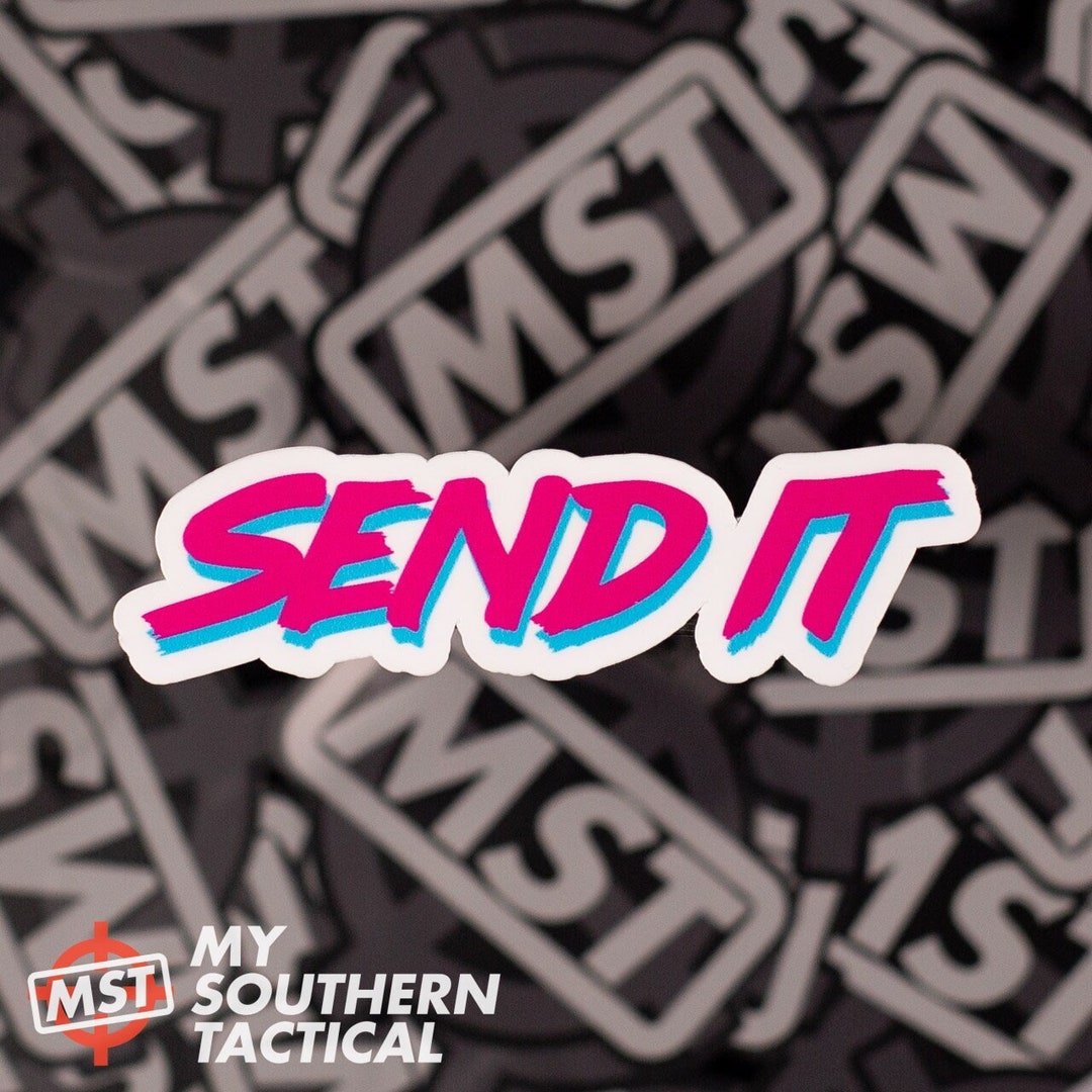 Send It Retro Vinyl Sticker Meme Decal Tactical Stickers - Etsy