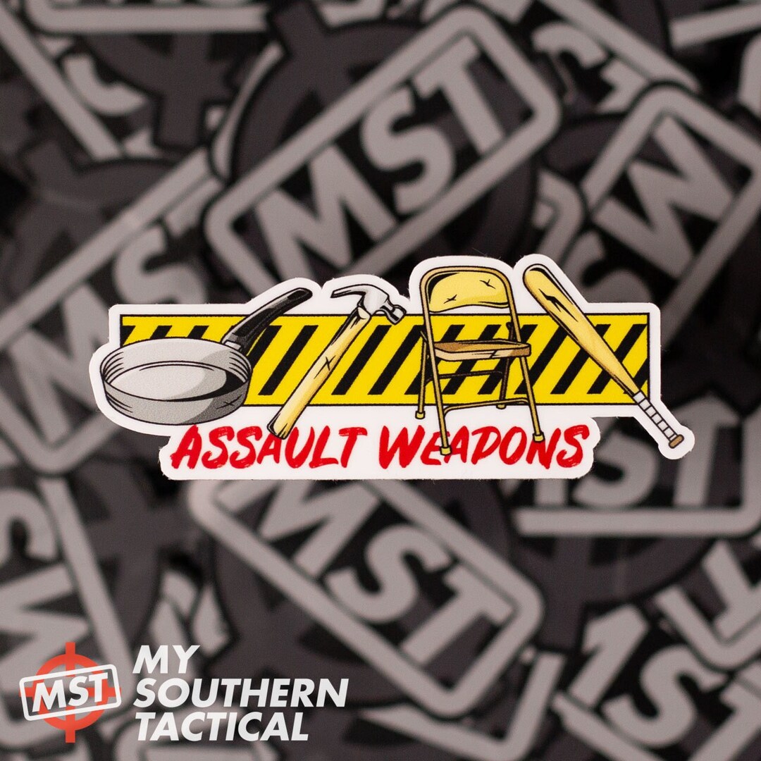 Assault Weapons Vinyl Sticker Meme Decal Tactical Stickers - Etsy