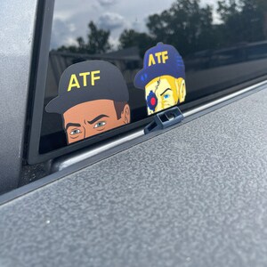 ATF Agent Peeker Vinyl Sticker Meme Decal Tactical Stickers - Etsy