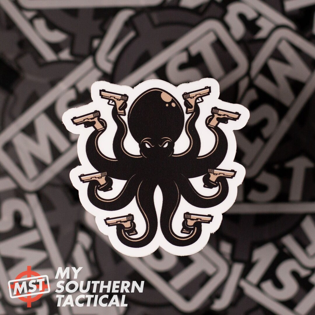 Glocktopus Vinyl Sticker Meme Decal Tactical Stickers - Etsy