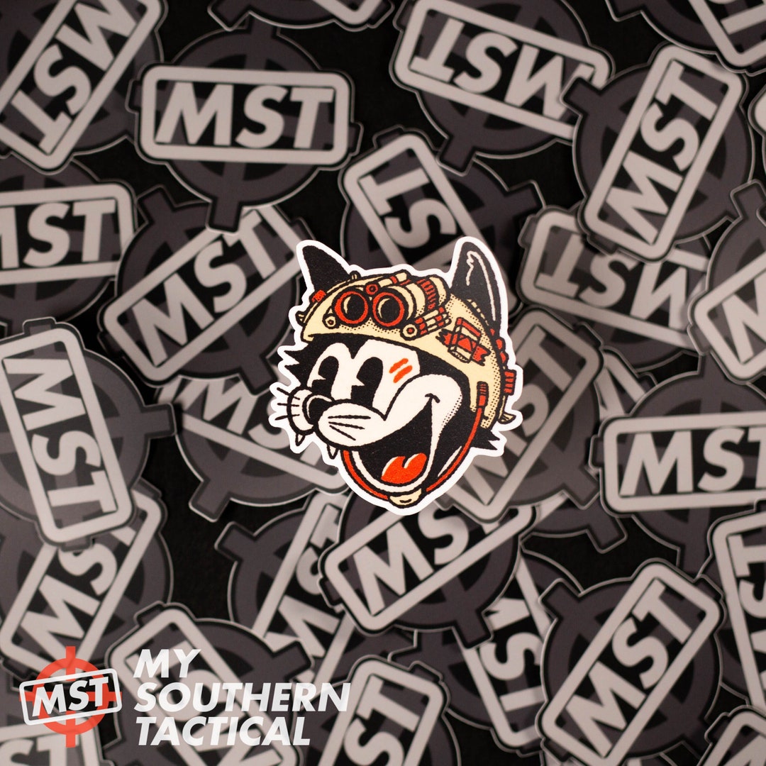 Tactical Cat Vinyl Sticker Meme Decal Tactical Stickers - Etsy