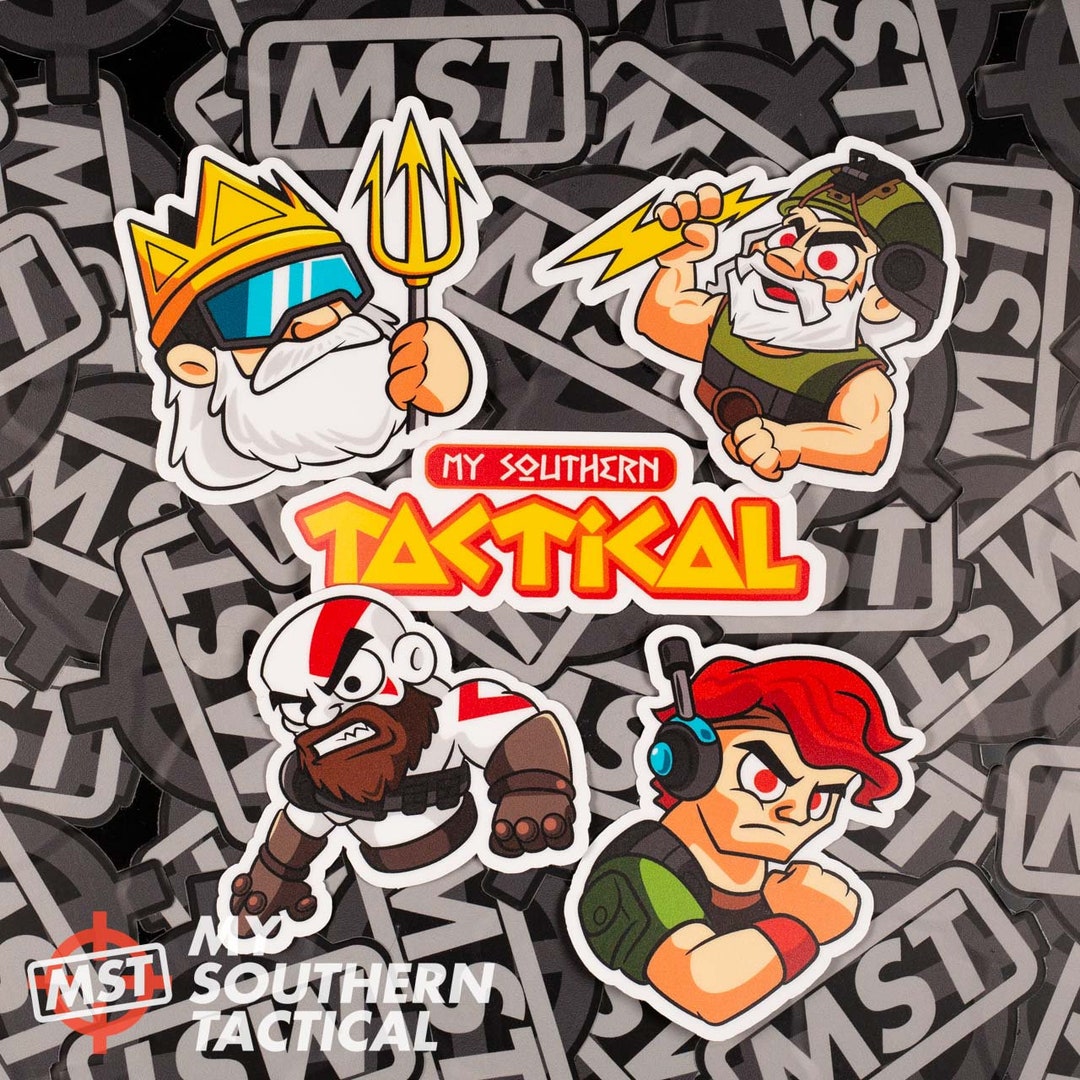 MST Tactical Greek Mythology Sticker Pack Meme Decals Tactical Slaps ...