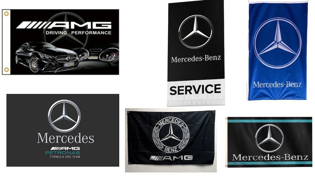 MERCEDES BENZ AMG Flag Banner 3 X5 Ft - Etsy