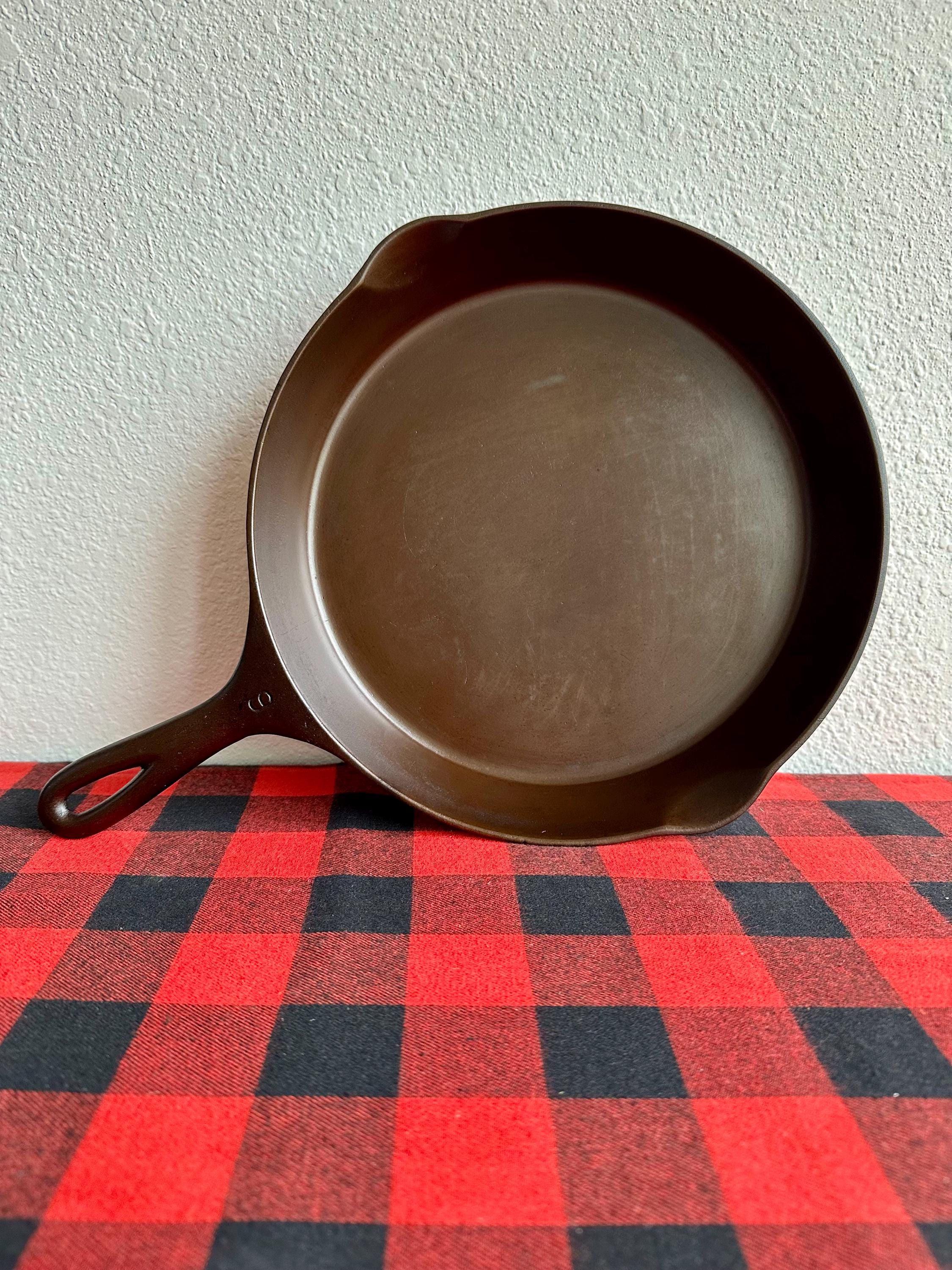 National Wagner Ware #9 Stylized Logo 1395C Cast Iron Skillet W/heat ...