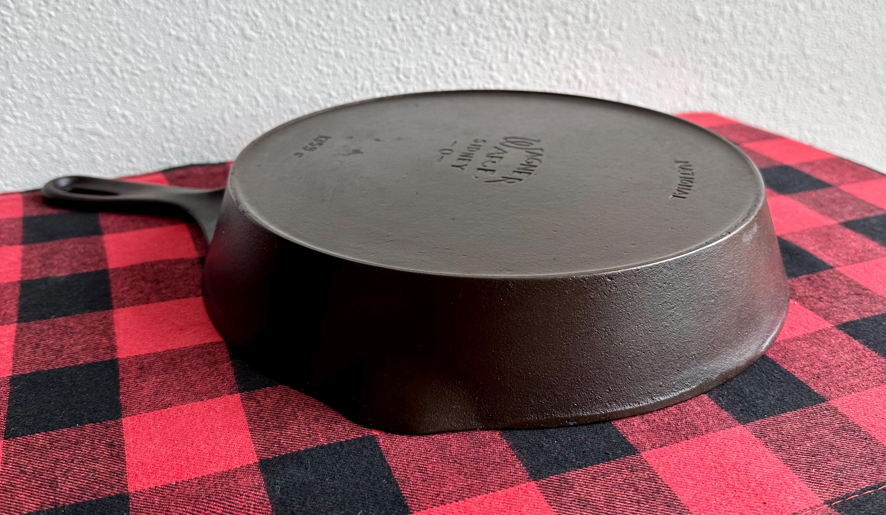 National Wagner Ware #9 Stylized Logo 1395C Cast Iron Skillet W/heat ...