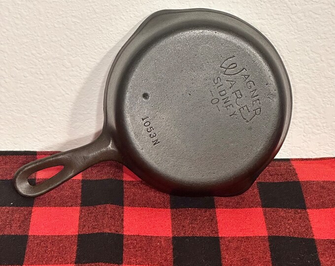 Wagner Ware, Sidney -o-, #3, 1053N Smooth Bottom Cast Iron Skillet - Etsy