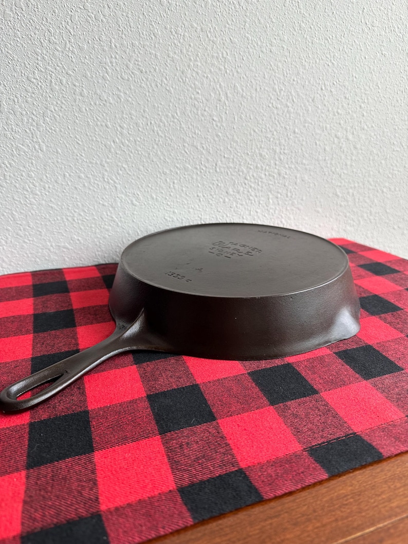 National Wagner Ware #9 Stylized Logo 1395C Cast Iron Skillet W/heat ...