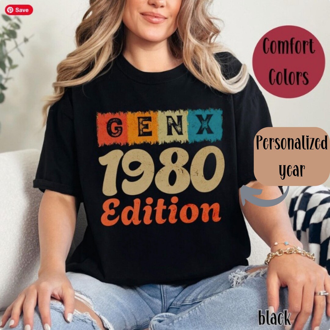 Gen X Custom Shirt Personalized Gen X Shirt Retro Gen X Tshirt ...