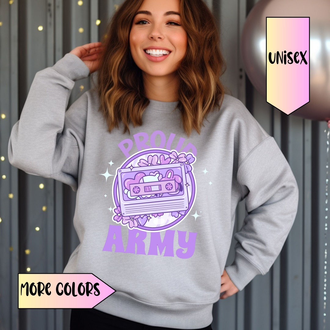 Bts Army Sweater BTS Korean Boys Band Shirt Bts Crewneck Sweatshirt BTS ...