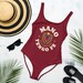 Mano Tengo Fe One-piece Swimsuit La Vinotinto Swimsuit Venezuela Body ...