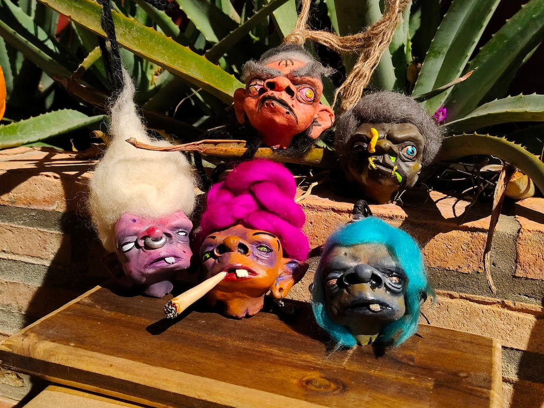 Dark and Funny Handmade Shrunken Heads - Etsy