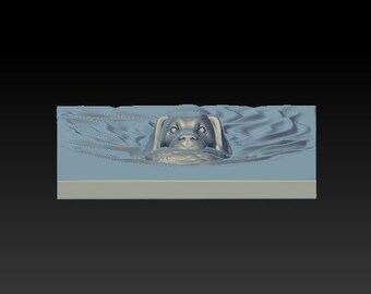 Snake Swimming Model , Wall Decor , Panel Relief for CNC Router Aspire ...
