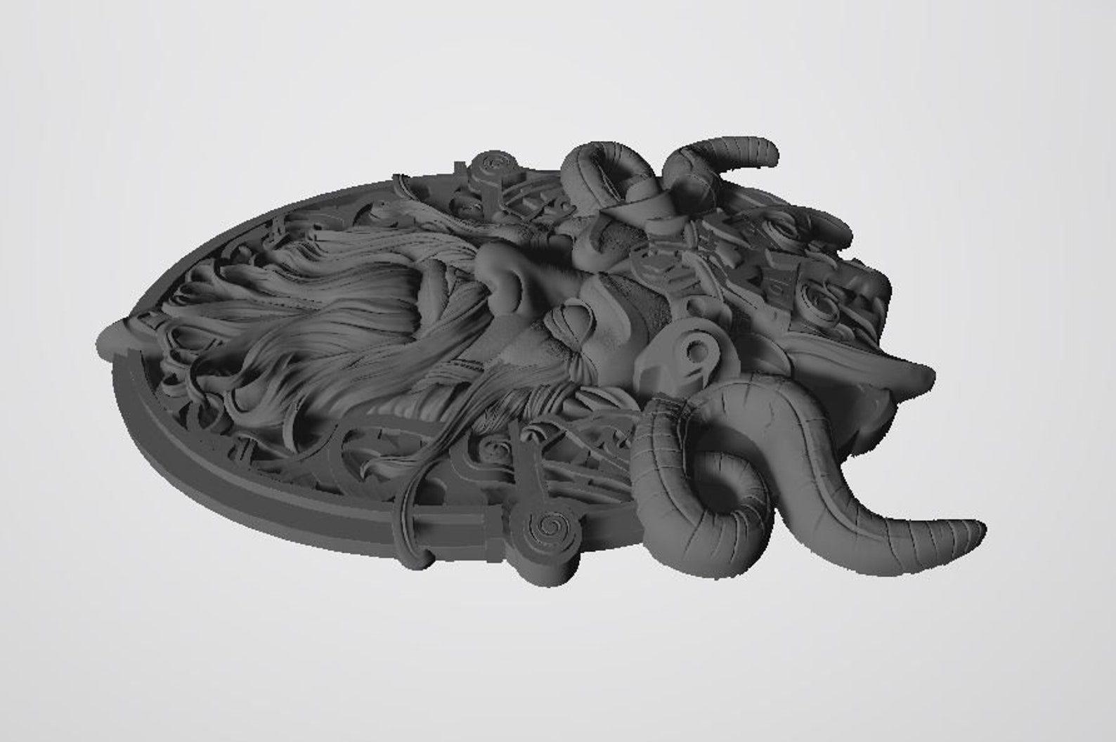 Viking Mask , Viking Coat of Arms , Panel Relief for CNC Router Aspire ...