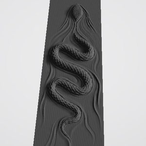 Snake Swimming Model , Wall Decor , Panel Relief for CNC Router Aspire ...
