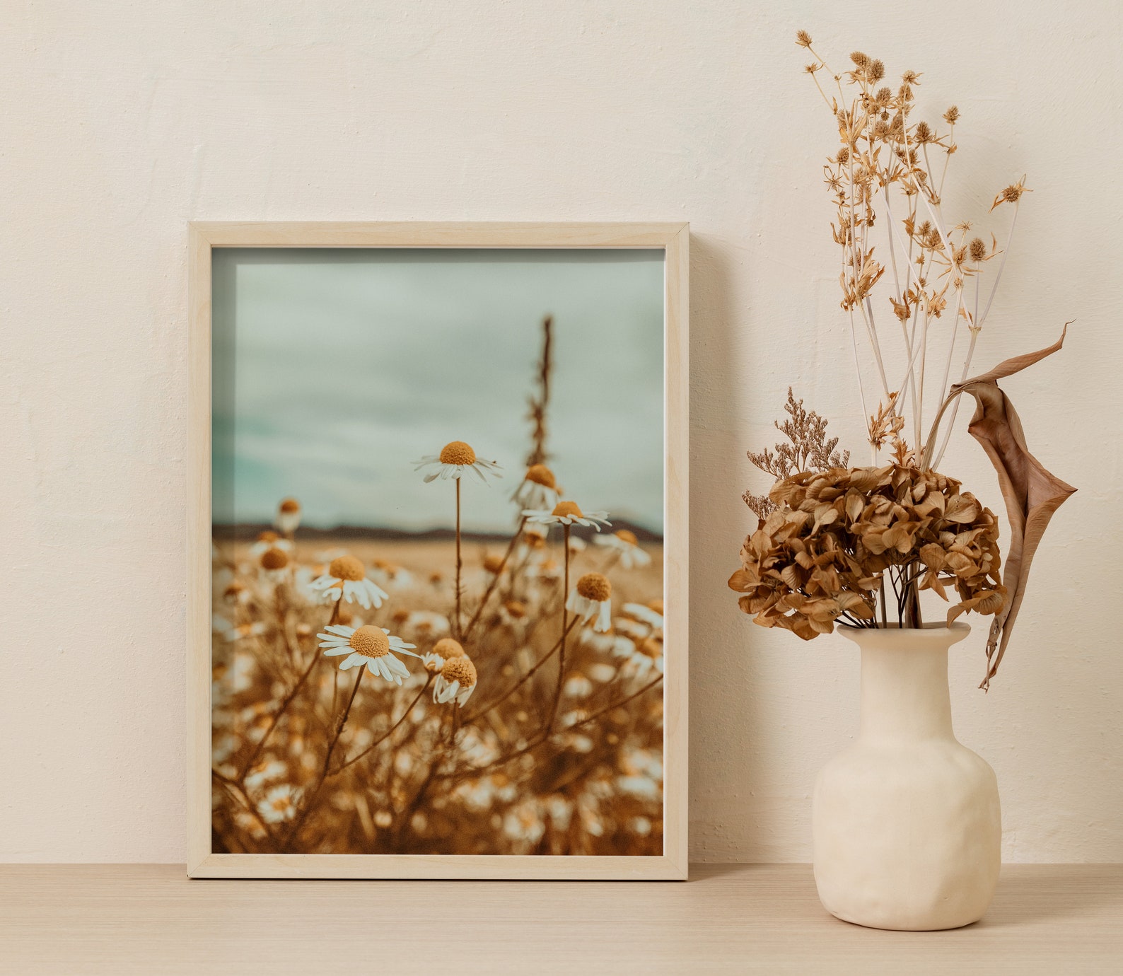 White Daisy Flower Portrait Wall Art,daisy Printable Photography Home ...