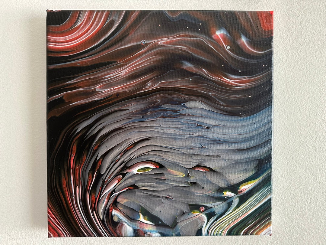 Acrylic Pouring Paint Canvas - Etsy