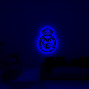 Real Madrid LED Sign: Football Fan Wall Decor - Etsy