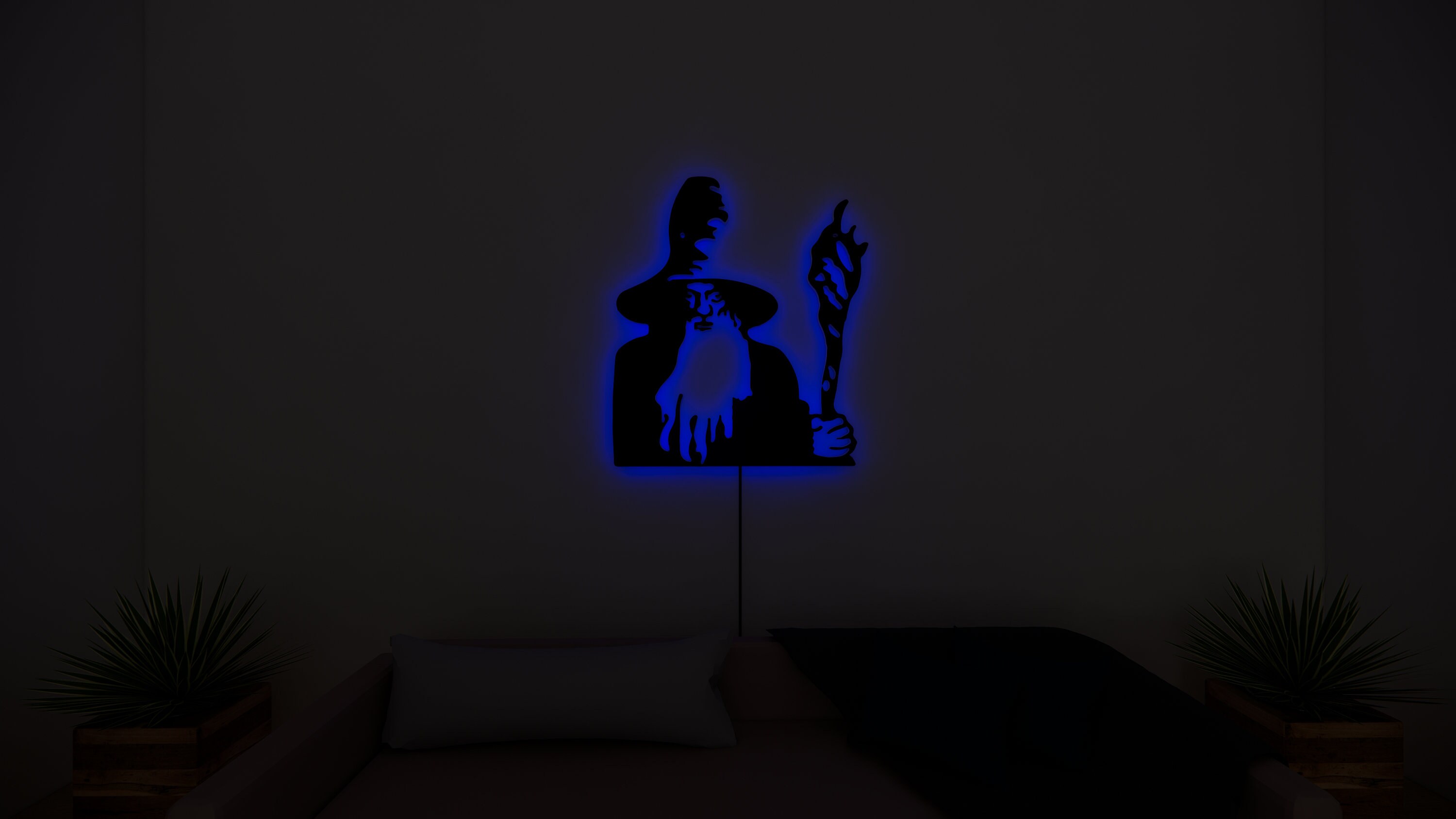 The Lord of the Rings Gandalf Led Sign Gandalf Wall Decor - Etsy