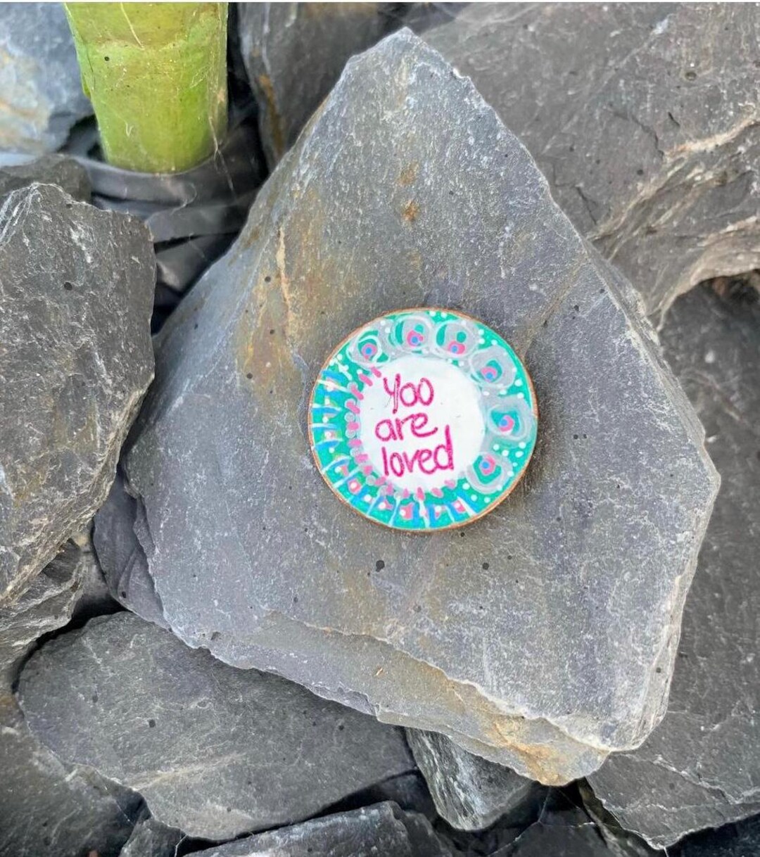 Lucky Penny Pocket Hug, With Motivational Message You Are Loved - Etsy