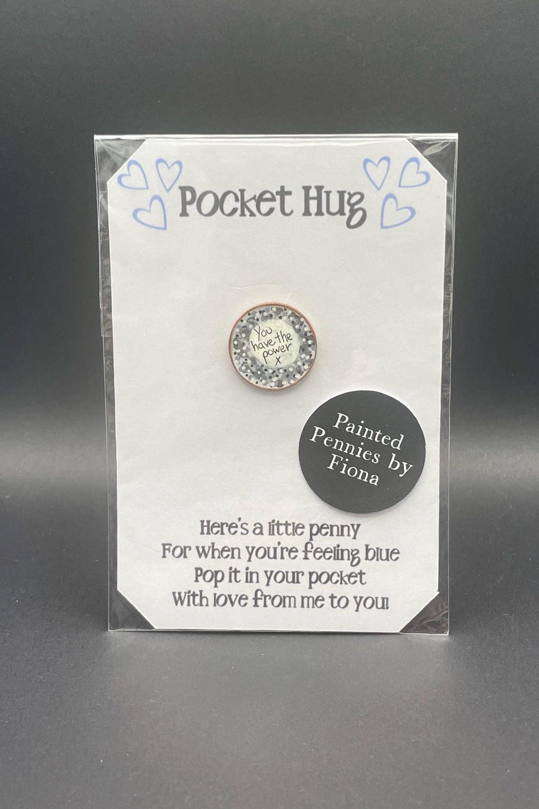 Lucky Penny Pocket Hug, With Motivational Message ~ You Have the Power ...