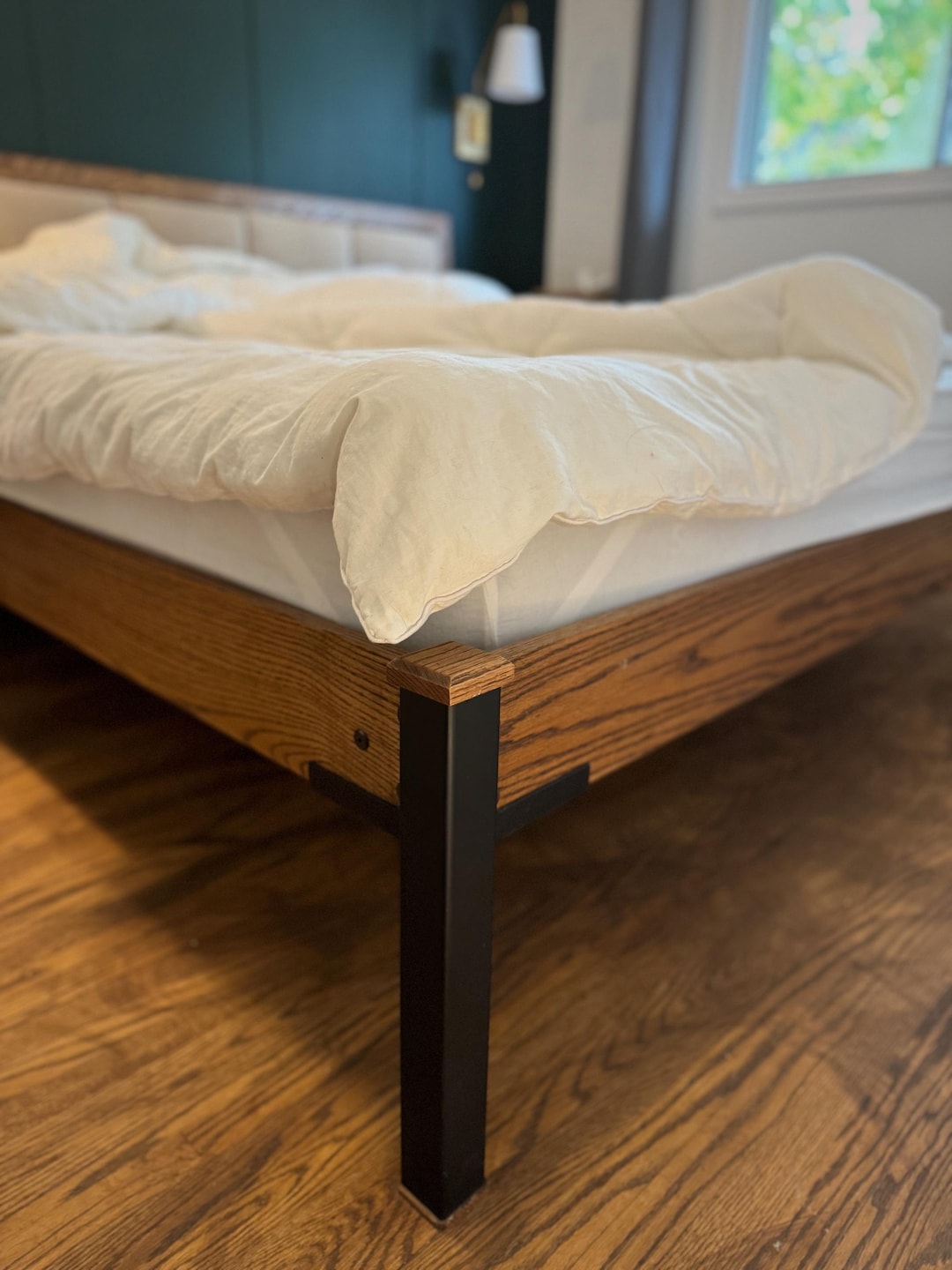 Set of 4 Legs for a DIY Bed, Steel Welded Legs, Heavy Duty Metal Legs ...