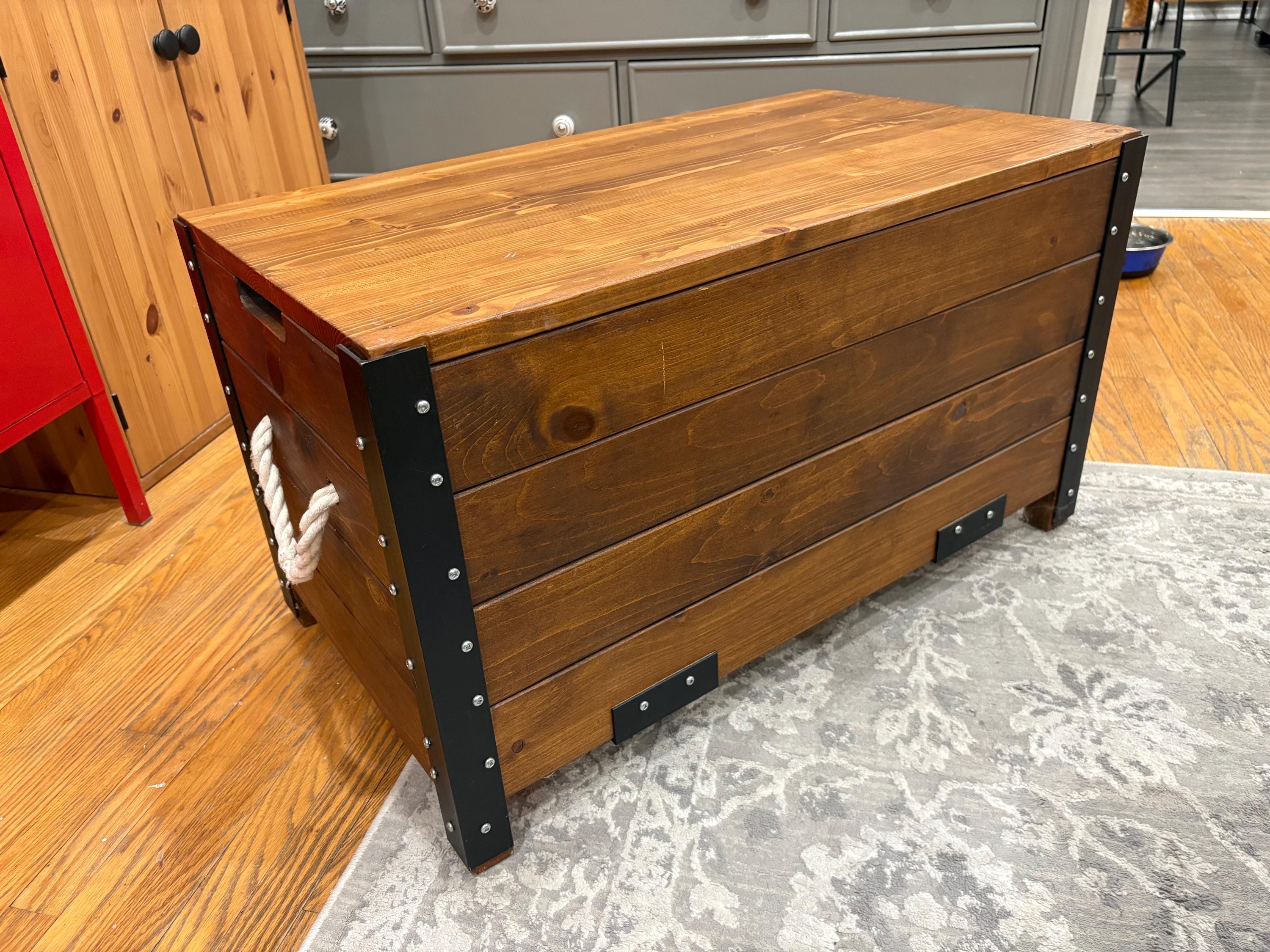 Cat Hideout Coffee Table Chest for Cat Toys or Small Bench Living Room ...