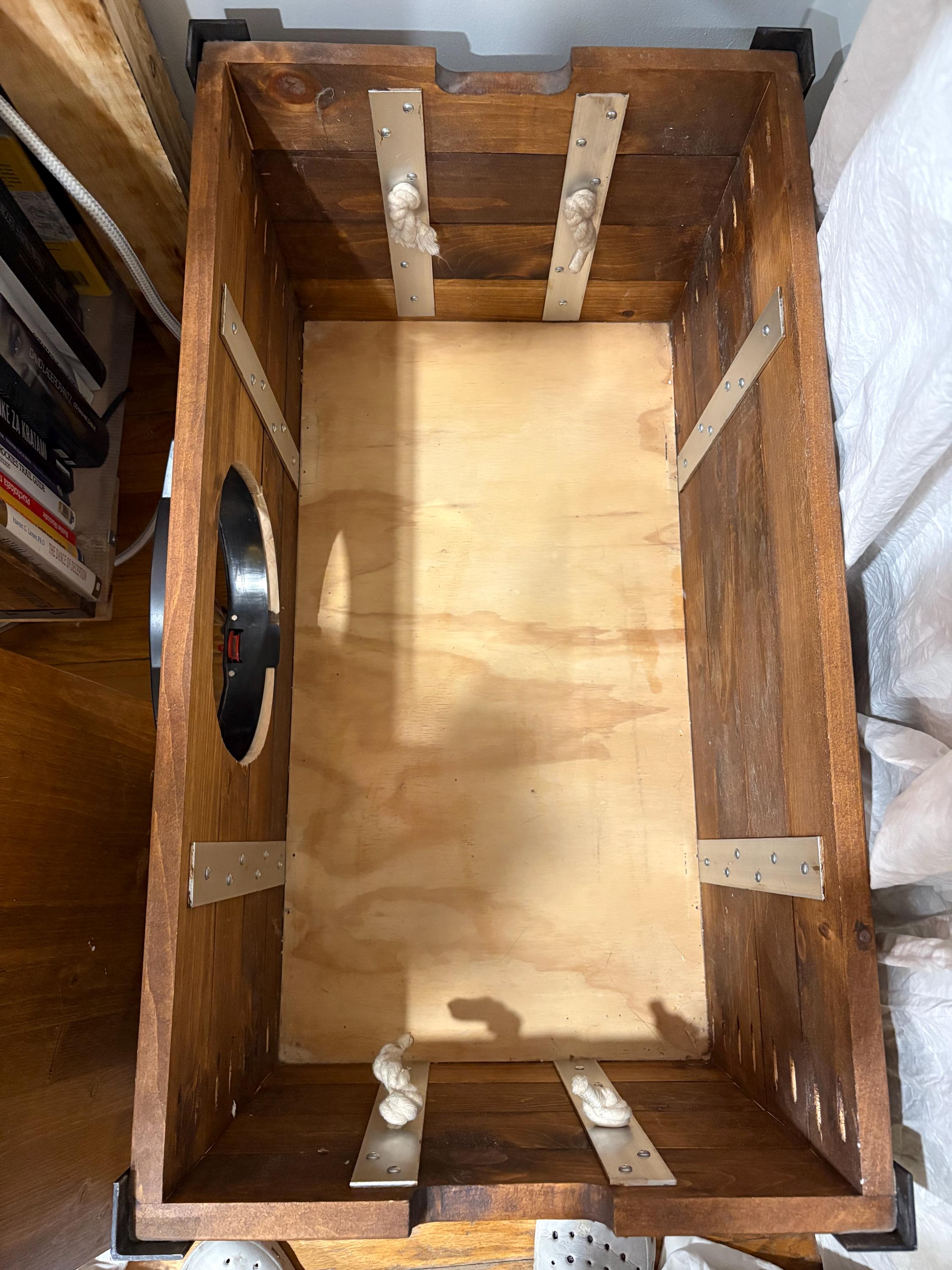 Cat Hideout Coffee Table Chest for Cat Toys or Small Bench Living Room ...