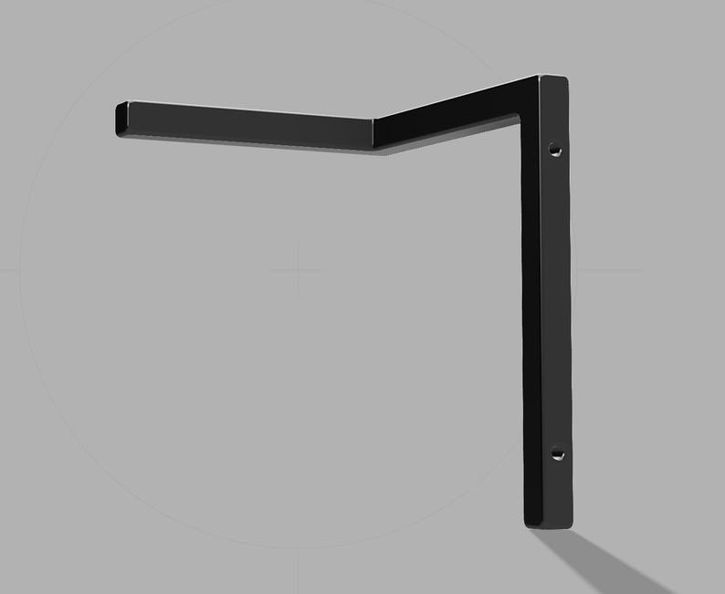L-shaped Corner Shelf Bracket, Left or Right Overhang Bracket for Wall ...
