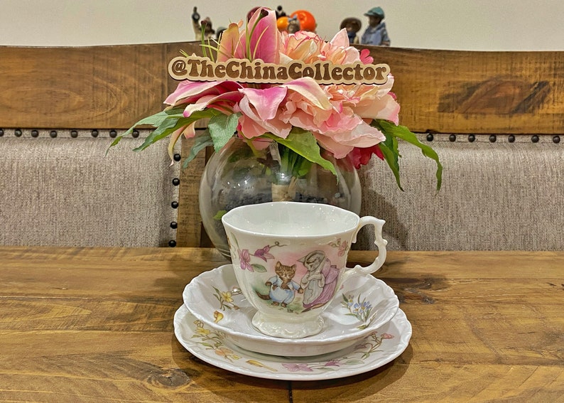 Royal Albert Beatrix Potter Tea Set for 4, Vintage Bone China - Etsy