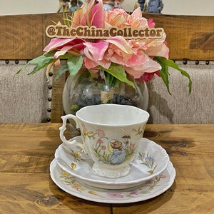 Royal Albert Beatrix Potter Tea Set for 4, Vintage Bone China - Etsy