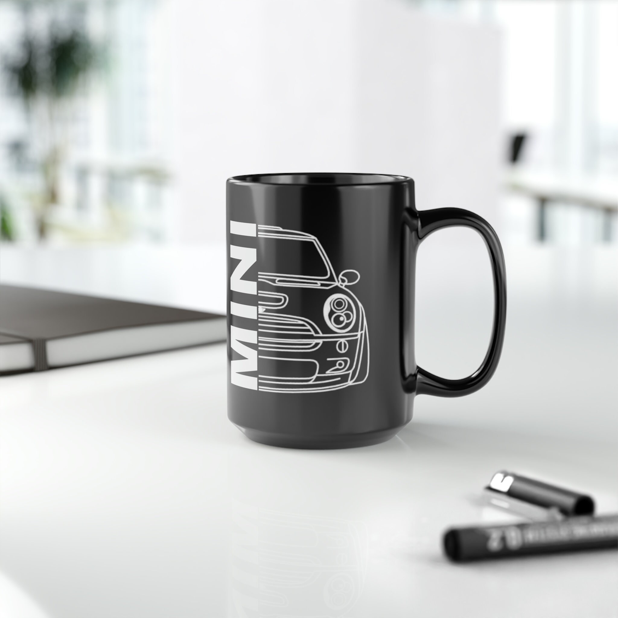 Tribute Mini Cooper Outline Coffee Mug Mini Cooper Mug - Etsy