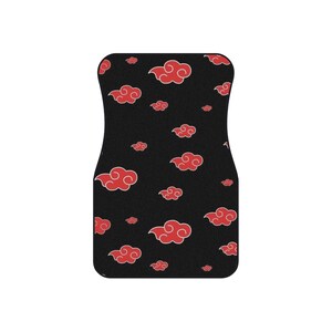 Akatsuki Cloud JDM Car Mats set of 2 90's Anime - Etsy
