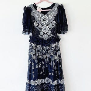 Zandra Rhodes Vintage Wedding Dress - Etsy