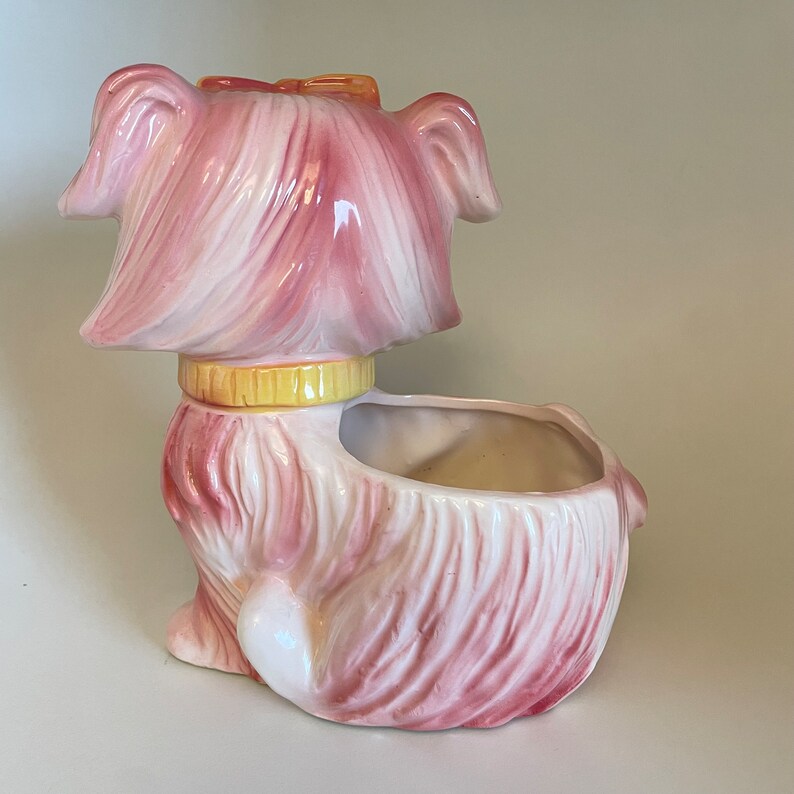 Inarco Vintage Kitsch Yorkshire Terrier Dog Planter Kitsch Japan ...