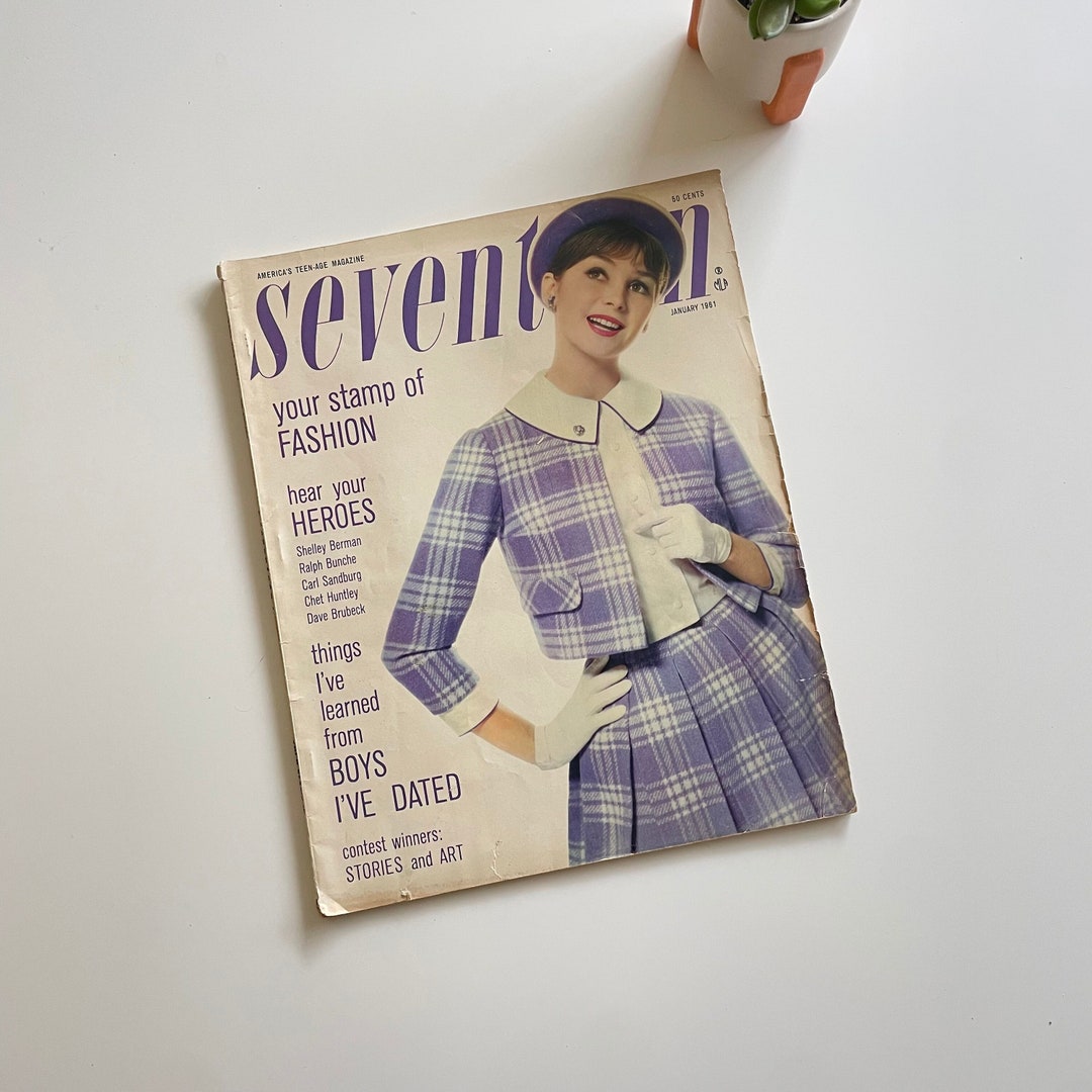 Seventeen Magazine January 1961, Teenage Vintage Fashion Magazine - Etsy