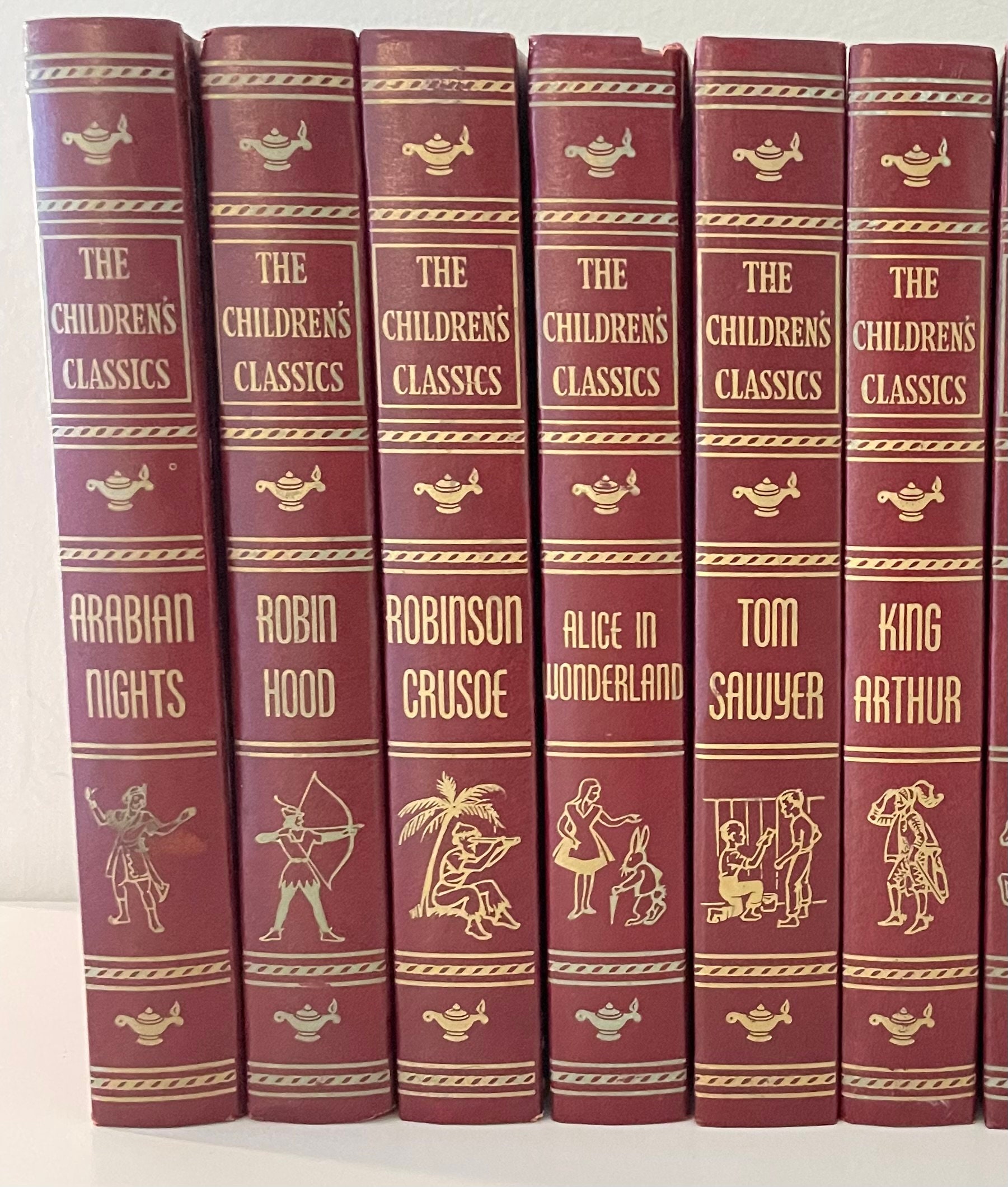 The Children's Classics Books Set of 10 Hardcover 1957 - Etsy