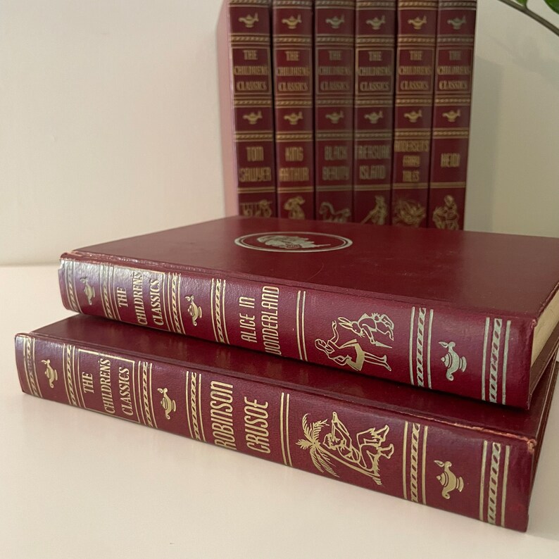 The Children's Classics Books Set of 10 Hardcover 1957 - Etsy