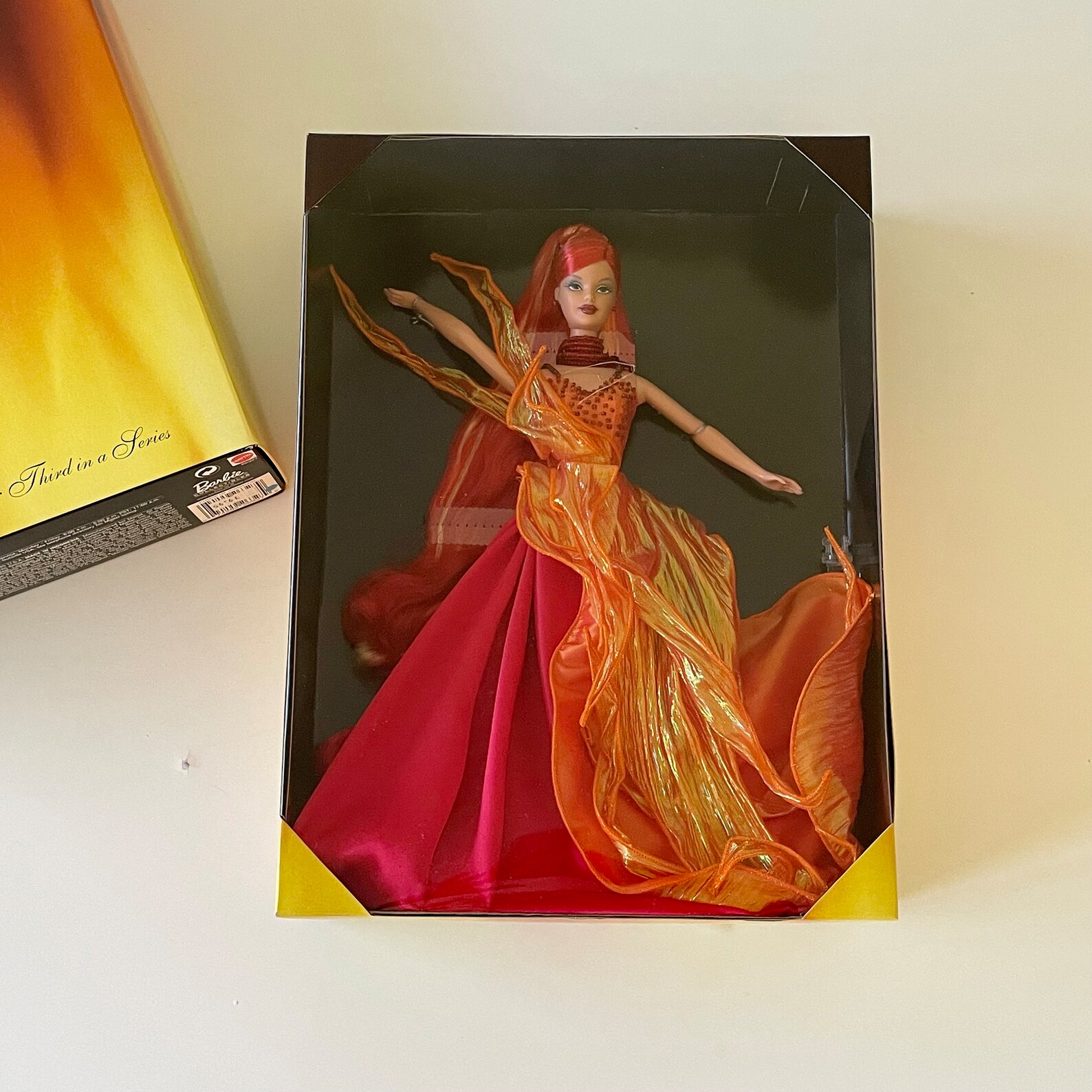 NRFB Dancing Fire Barbie Doll MIB, Essence of Nature Collection ...