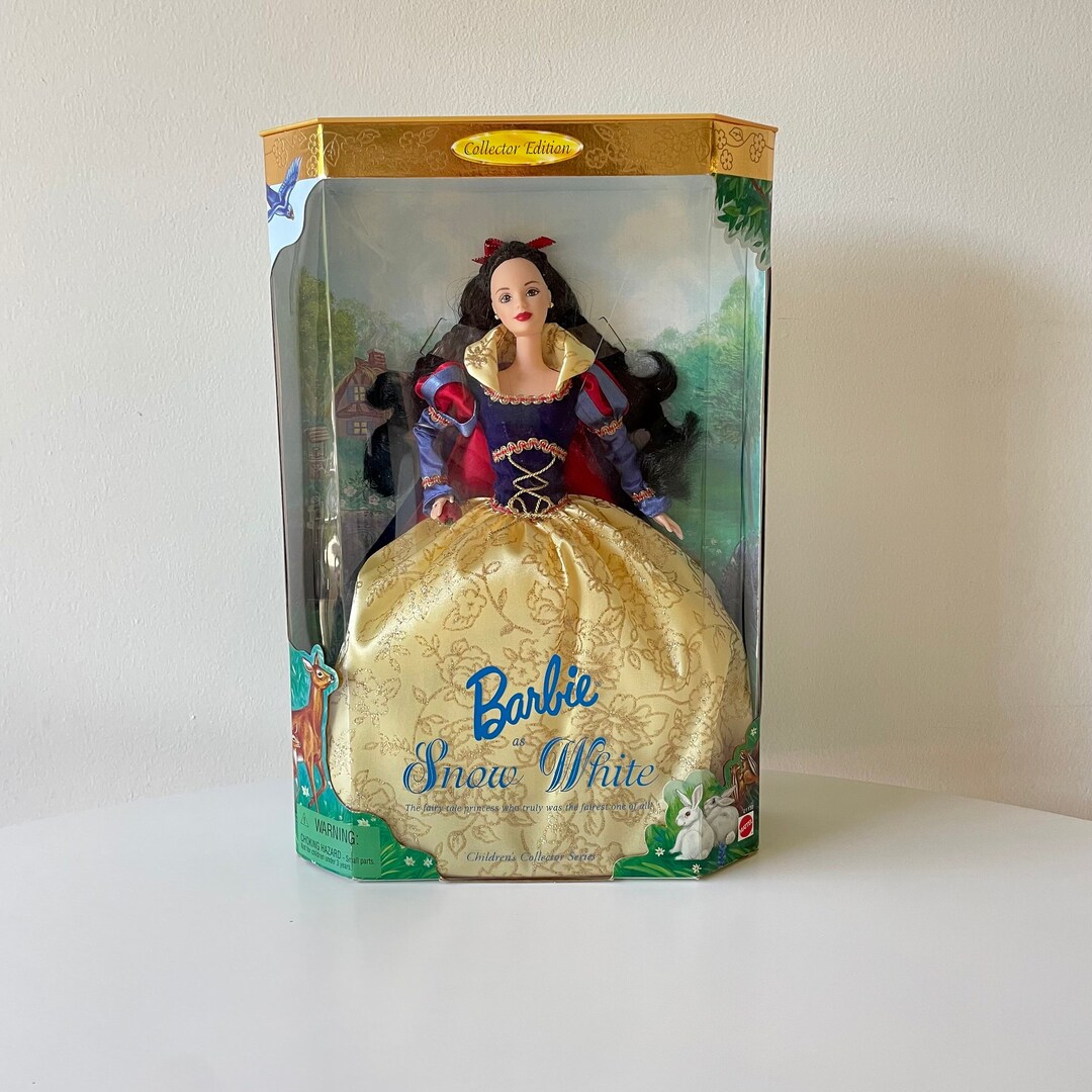 NRFB Snow White Barbie Collector Edition, Disney Princess Doll, 1998 ...