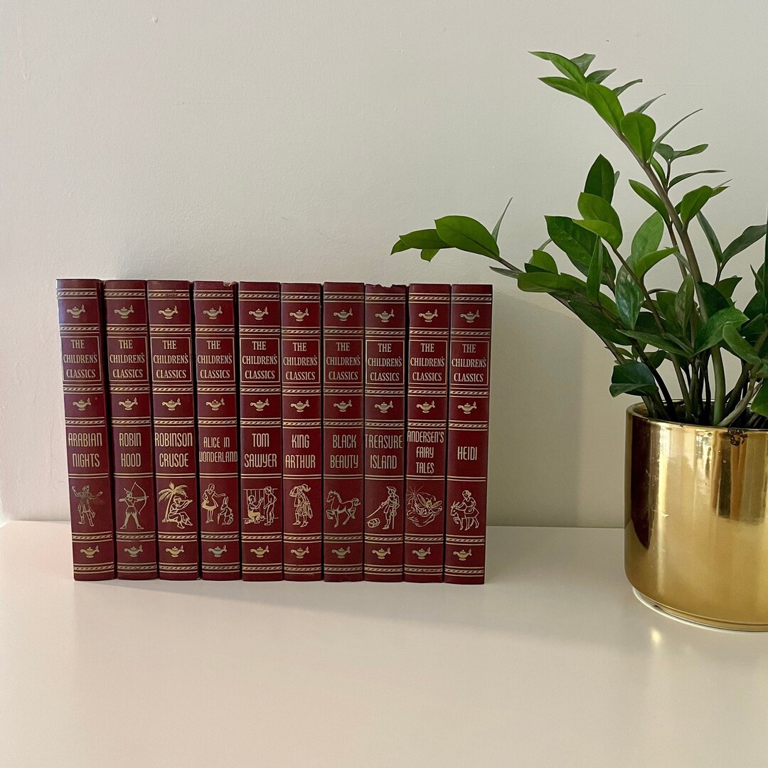 The Children's Classics Books Set of 10 Hardcover 1957 - Etsy