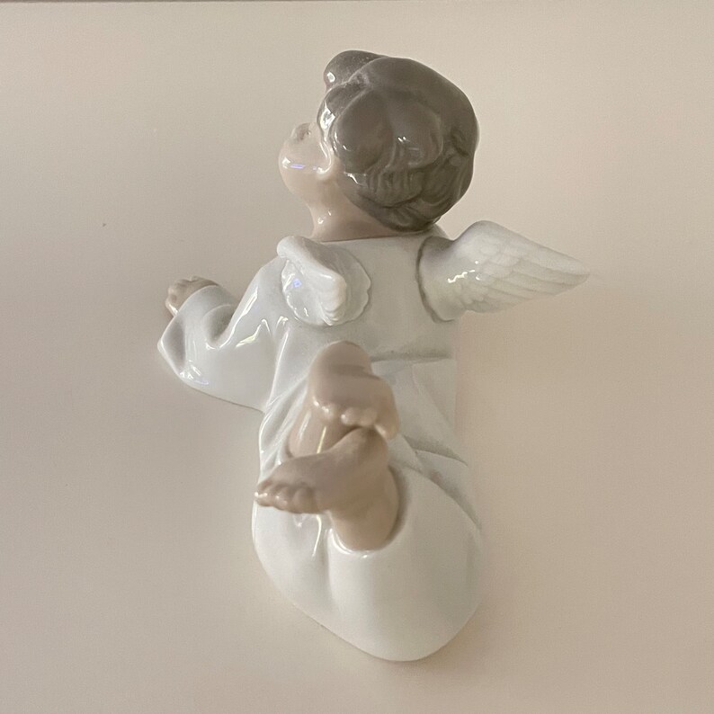 Lladro Angel Laying Down 4541 Porcelain Figurine in Original Box, Made ...