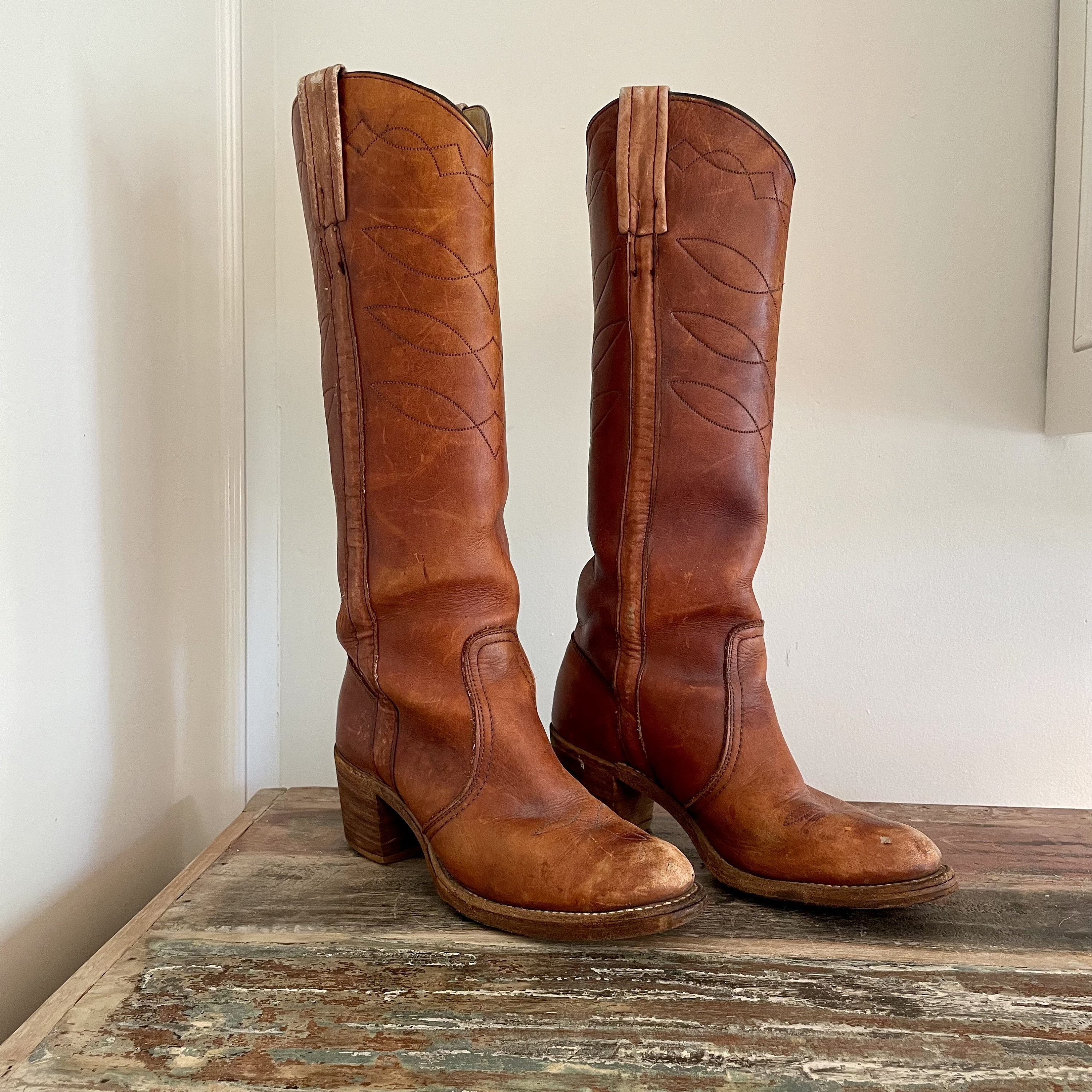 Vintage 60's FRYE Black Label Campus Boots Size 7 - Etsy