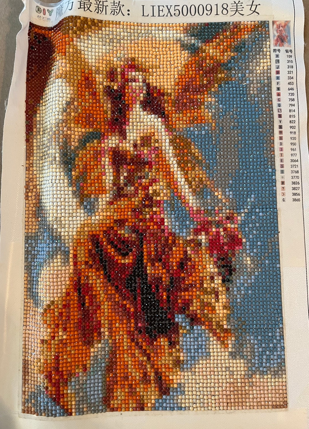 Fire Fairy Diamond Painting - Etsy