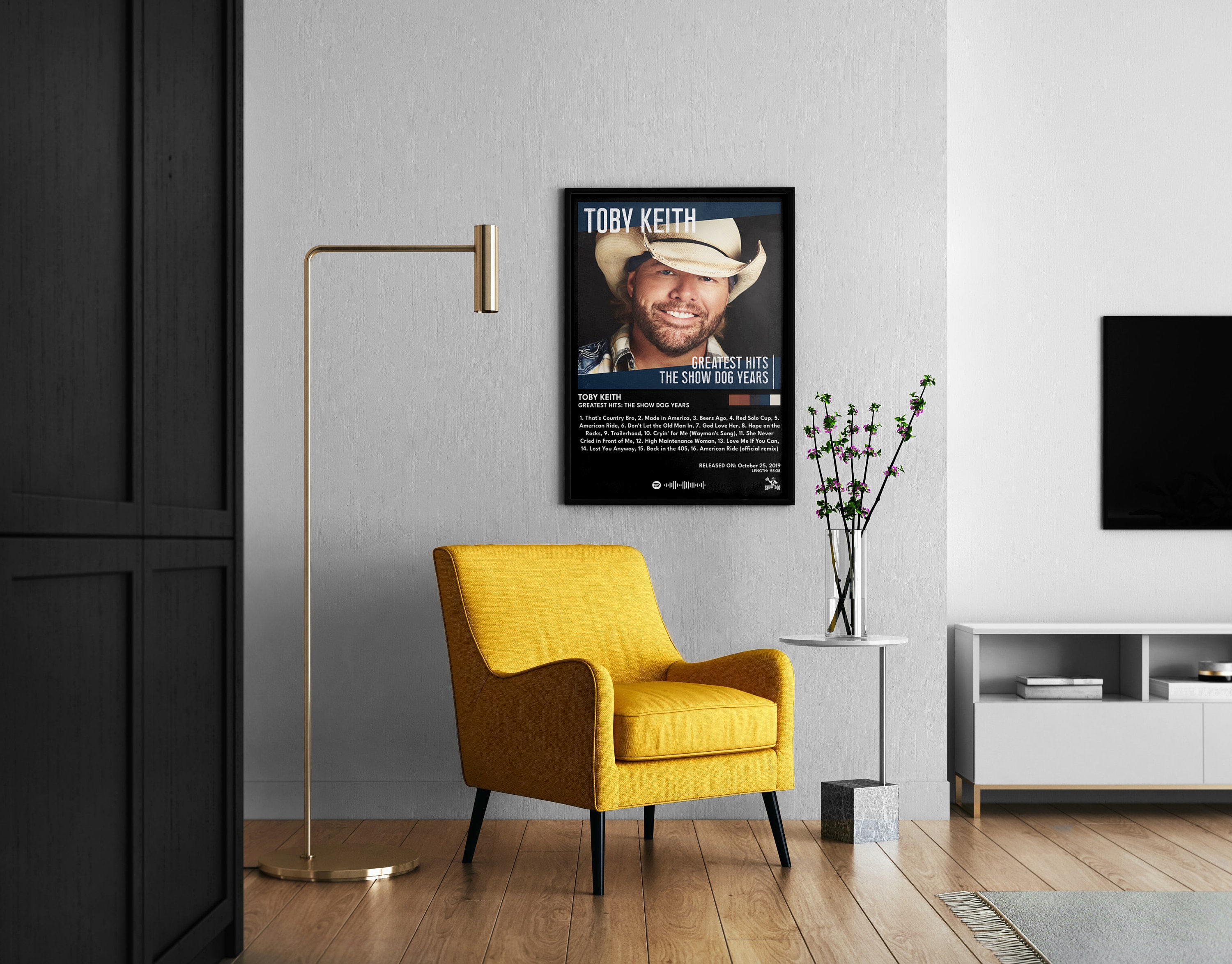 Toby Keith Greatest Hits: The Show Dog Years Poster, Toby Keith Gift ...