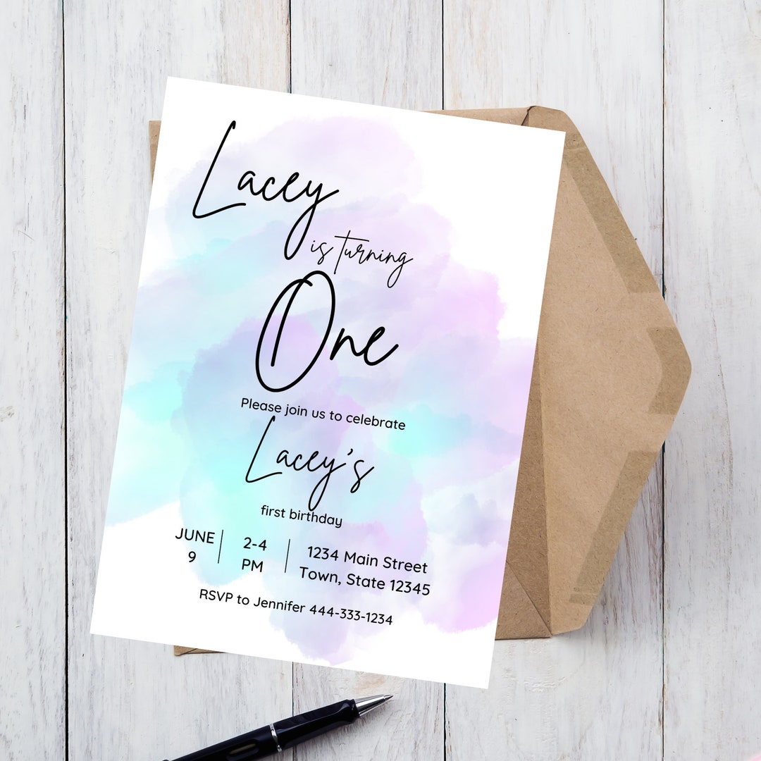 Editable Birthday Party Invitation Template *DIGITAL DOWNLOAD* - Etsy